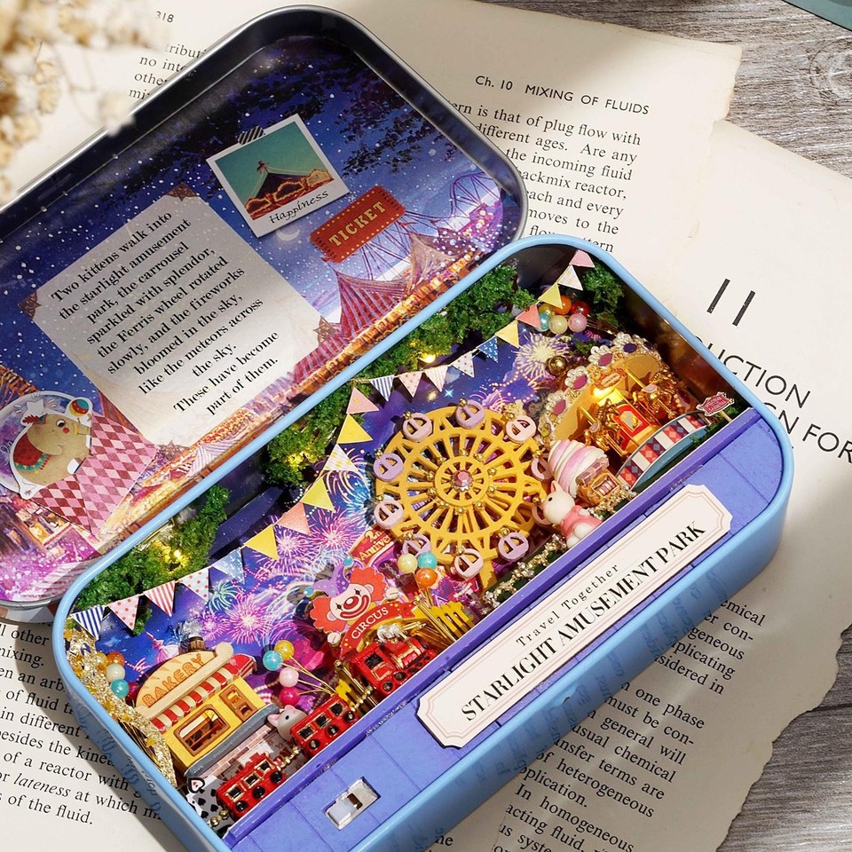 DIY 3D Box Theatre Dollhouse Furniture Miniature Toy DIY | eBay UK