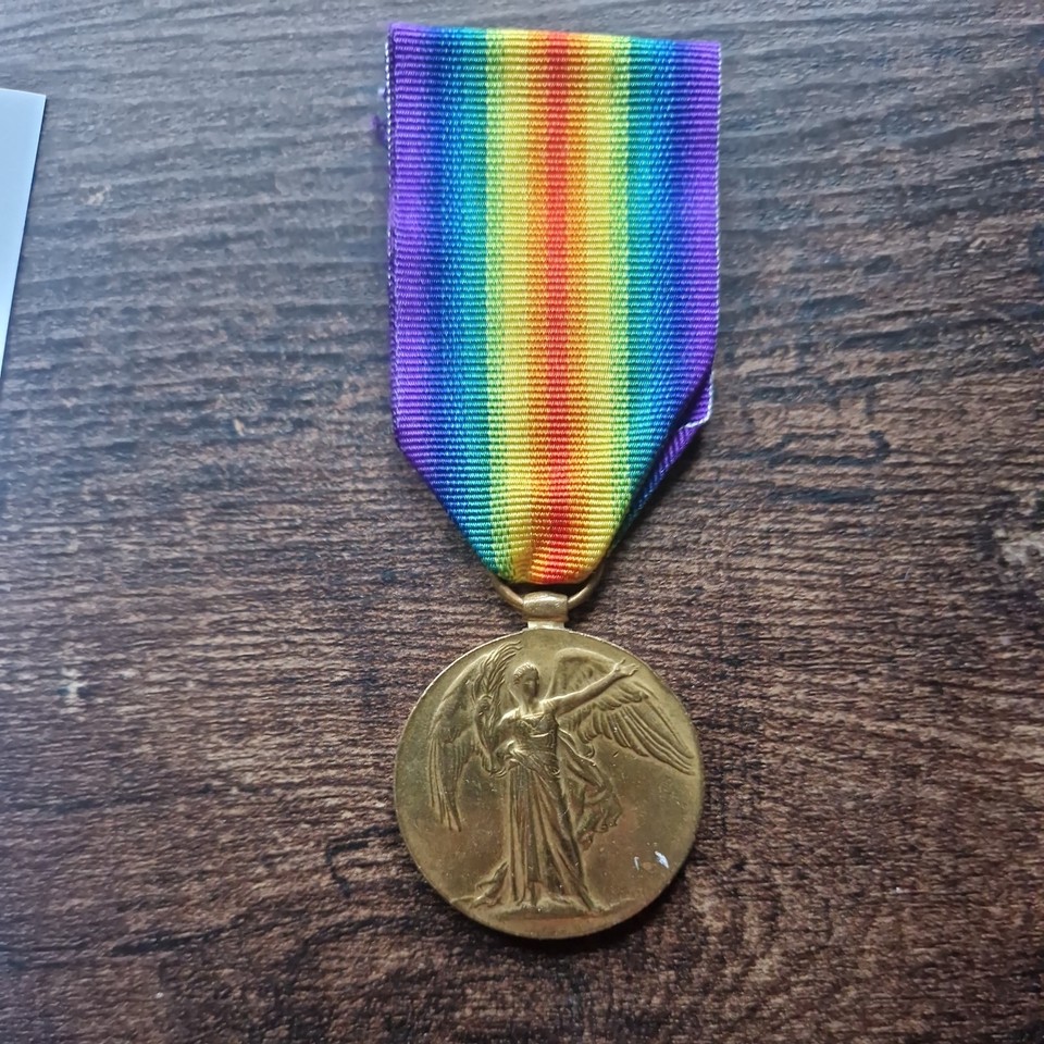 WW1 Missing in Action Machine Gun Corps Dragoon Guards Victory Medal ...