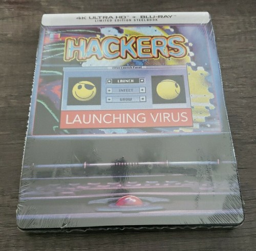 Hackers Limited Edition Steelbook (4K UHD+Blu-ray) Factory Sealed | eBay