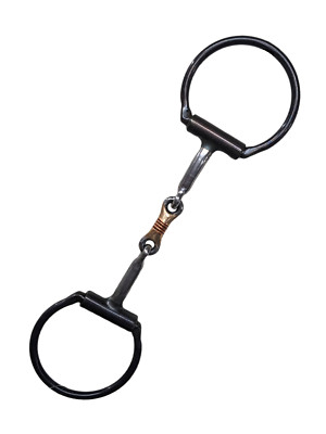 Dutton D-Ring Dog Bone Smooth Western Snaffle Bit | eBay UK