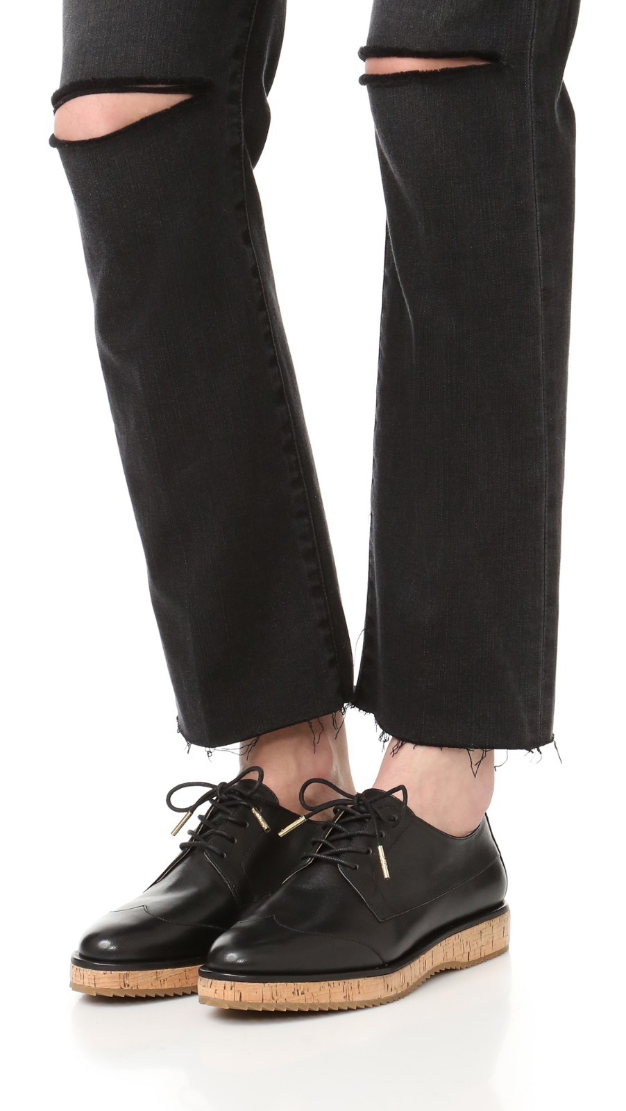 MICHAEL Michael Kors Zane Vachetta Leather Lace Up Cork Oxfords, Sizes ...