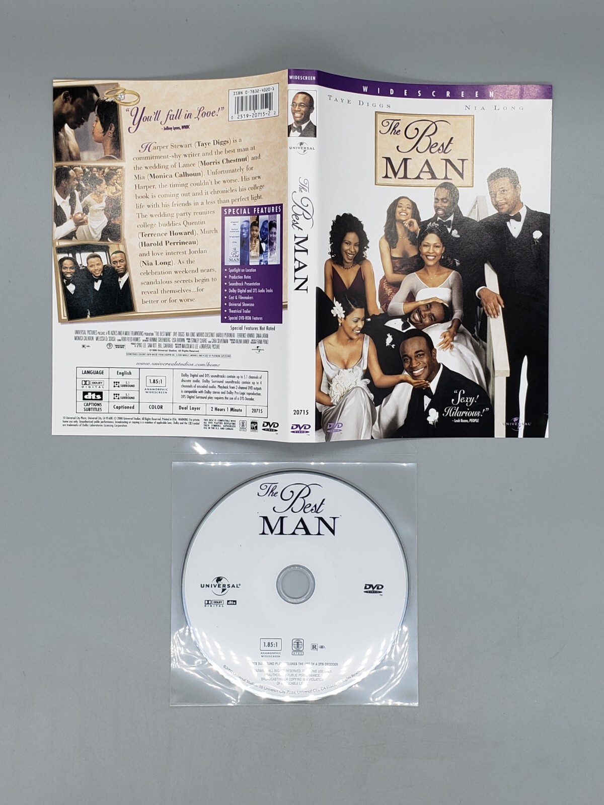The Best Man (DVD, 1999) No Case No Tracking 25192071522| eBay