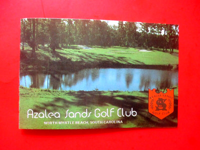 vtg - Golf Scorecard - AZALEA SANDS GOLF CLUB gc - North Myrtle Beach ...