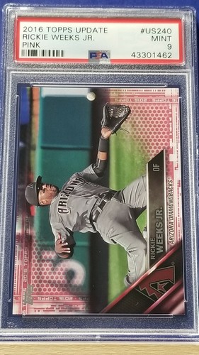 Ricky Weeks Jr. - 2016 Topps Update Pink PSA 9 #44/50 | eBay
