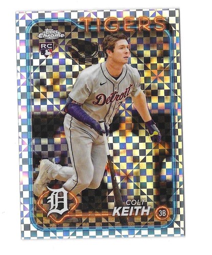 2024 Topps Chrome Update Colt Keith X-Fractor RC USC8 | eBay
