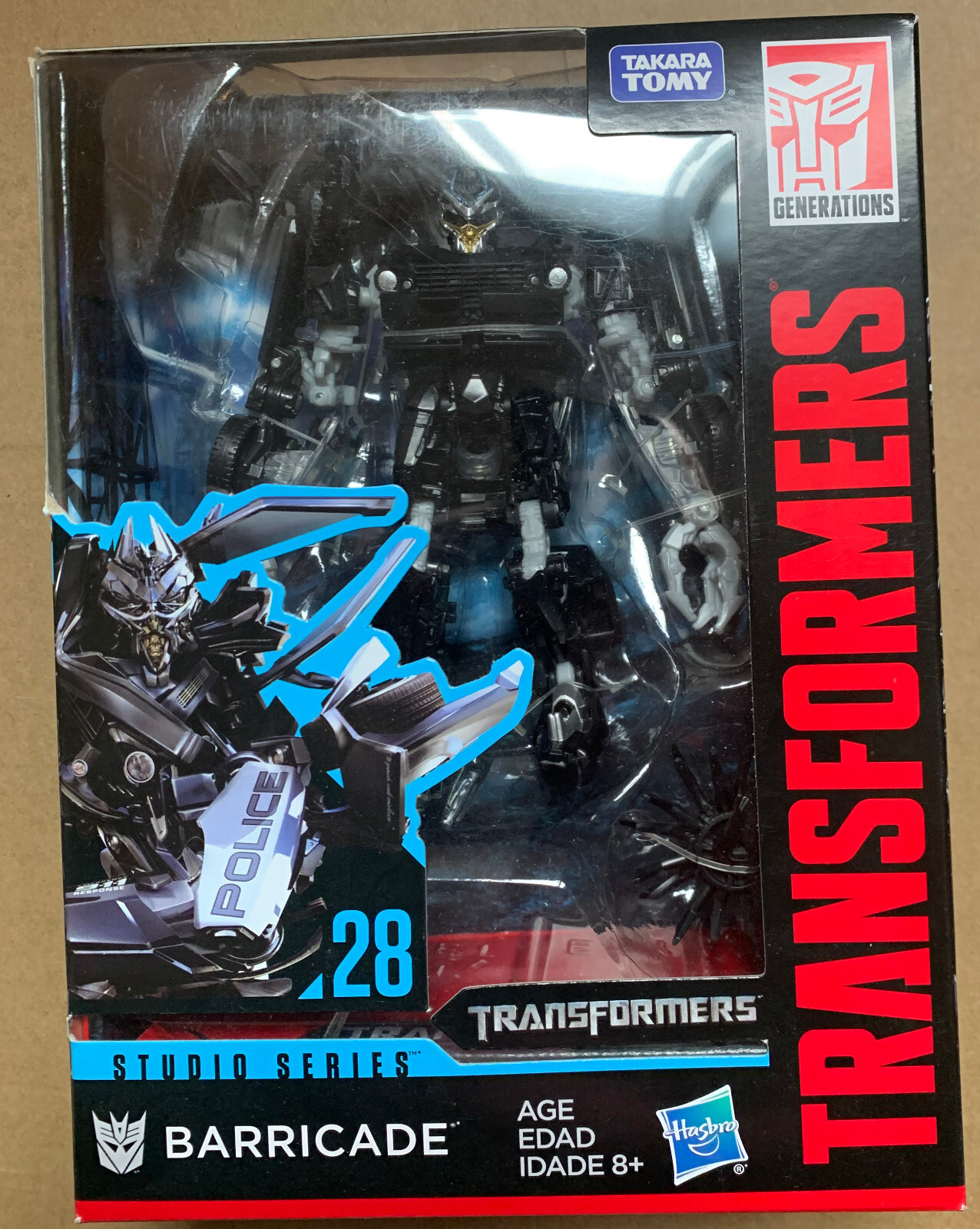 TRANSFORMERS STUDIO SERIES BARRICADE 28 Deluxe Class Hasbro 2019 NEW ...