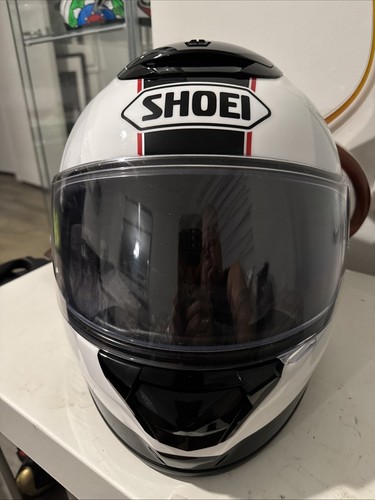 Shoei Qwest Motorcycle Helmet Size Medium (57-58) M White Black Red Q ...