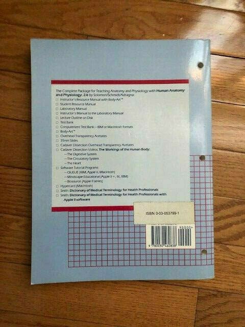 Human Anatomy & Physiology (2nd Edition) by Solomon Schmidt Adragna ...