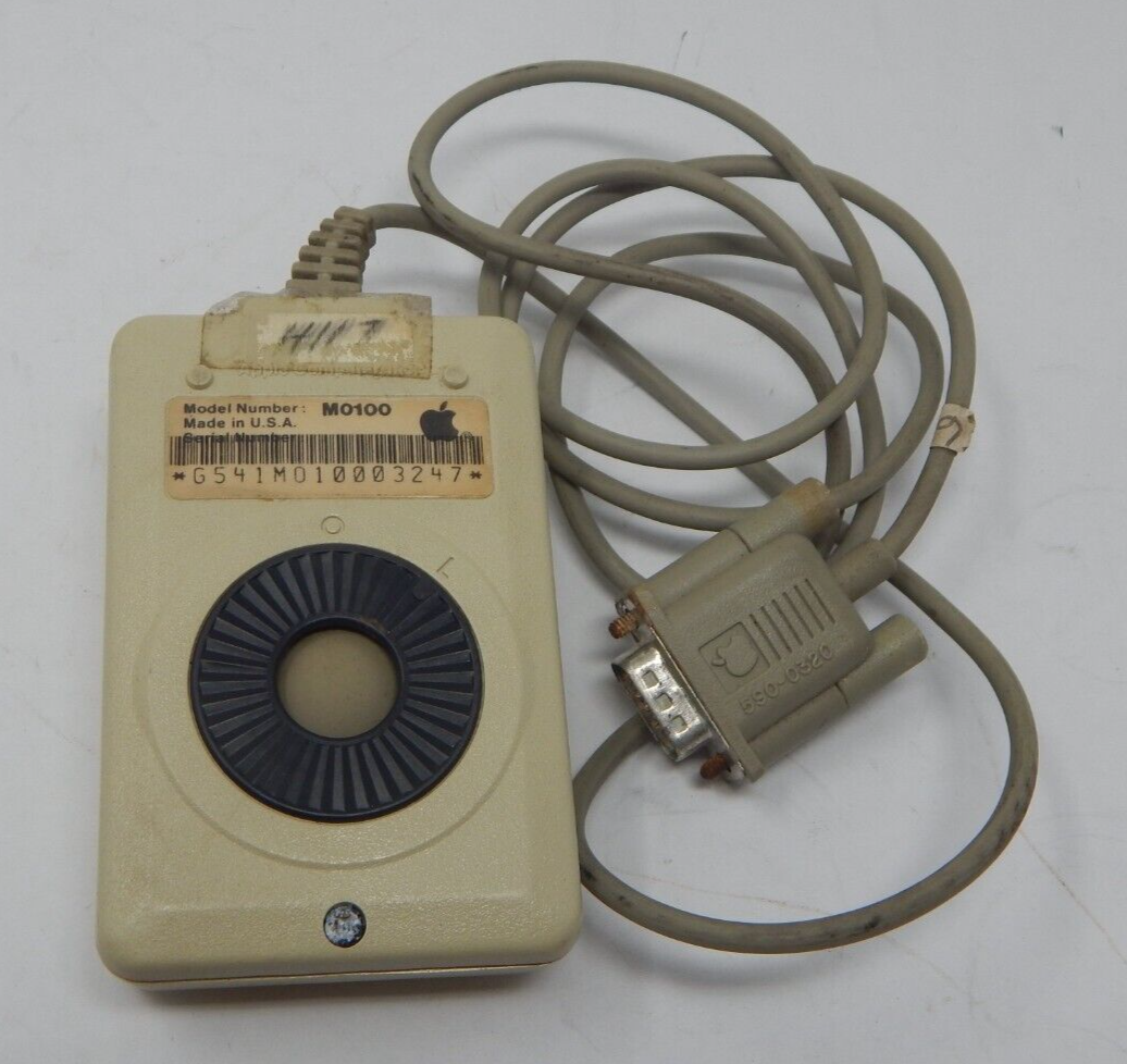 Vintage 80s Original Apple M0100 Macintosh Computer Mouse | eBay