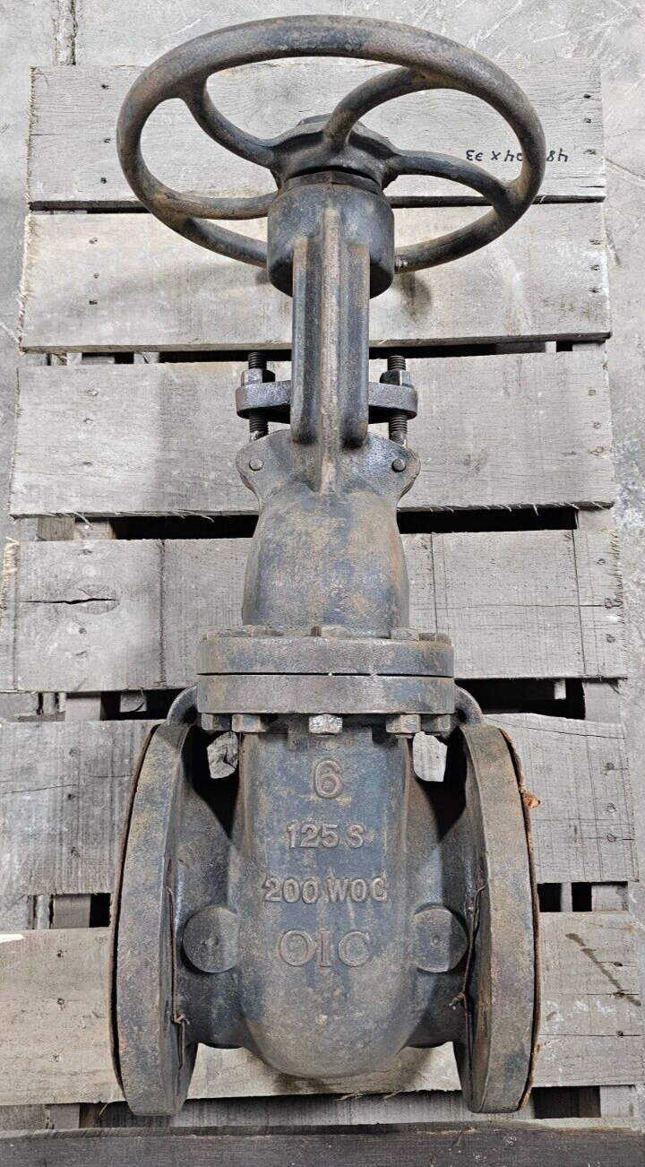 OIC 6" Gate Valve 125 S 200 WOG | eBay