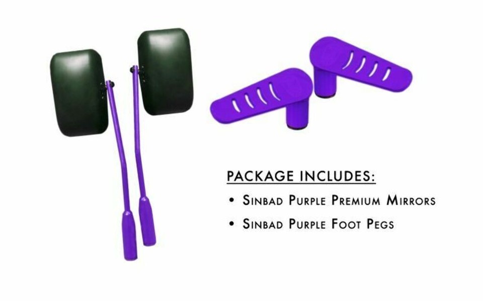 Steinjager Door Mirror/Foot Peg Set-Sinbad Purple for Jeep JK J0043851 ...