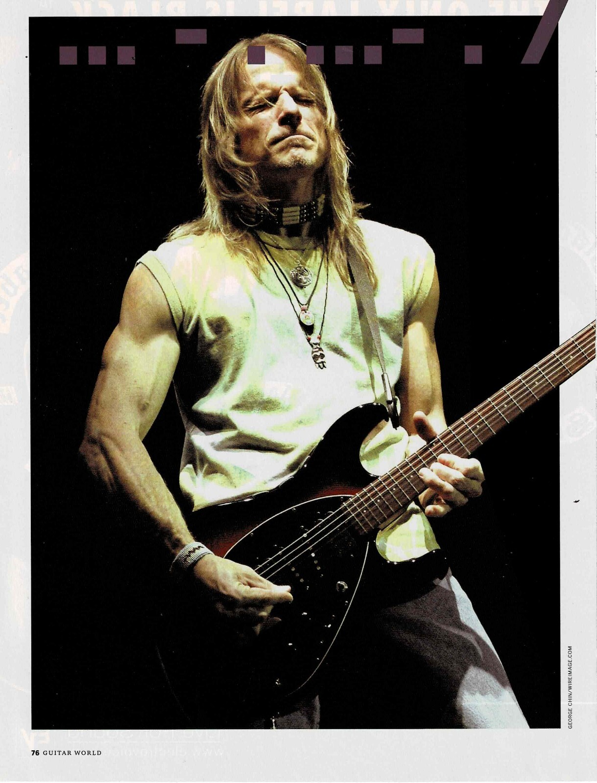 Steve Morse of Dixie Dregs Deep Purple - Music Print Ad Photo - 2006 | eBay