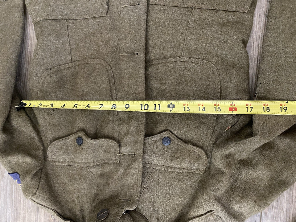 WWI WW1 US AEF M1917 Uniform Tunic! 40th "Sunshine" Division! | eBay