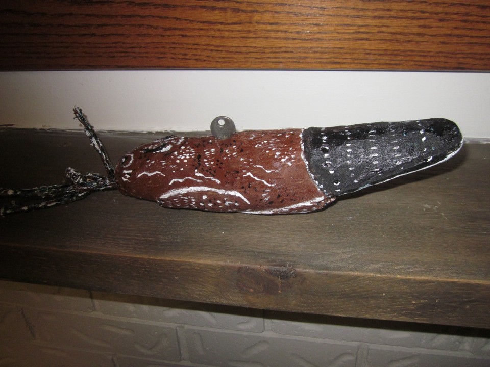 HANDCARVED SWIMMING BEAVER FISH DECOY | eBay