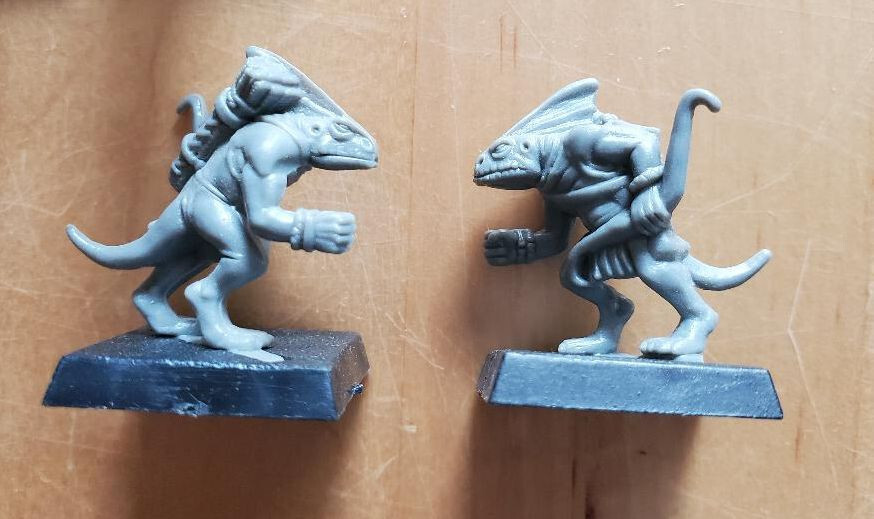 Warhammer Fantasy Old World LIZARDMEN ARCHERS – 35 FIGURES +COMMAND ...