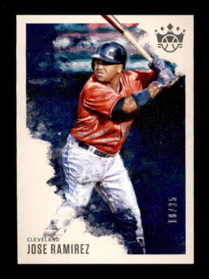JOSE RAMIREZ 2020 PANINI DIAMOND KINGS #164 LITHO PROOF #18/25 (RARE ...