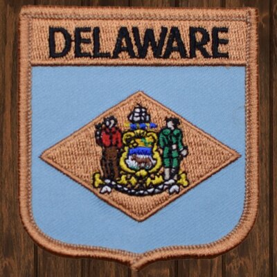 Delaware State Embroidered Patch — Iron On | eBay