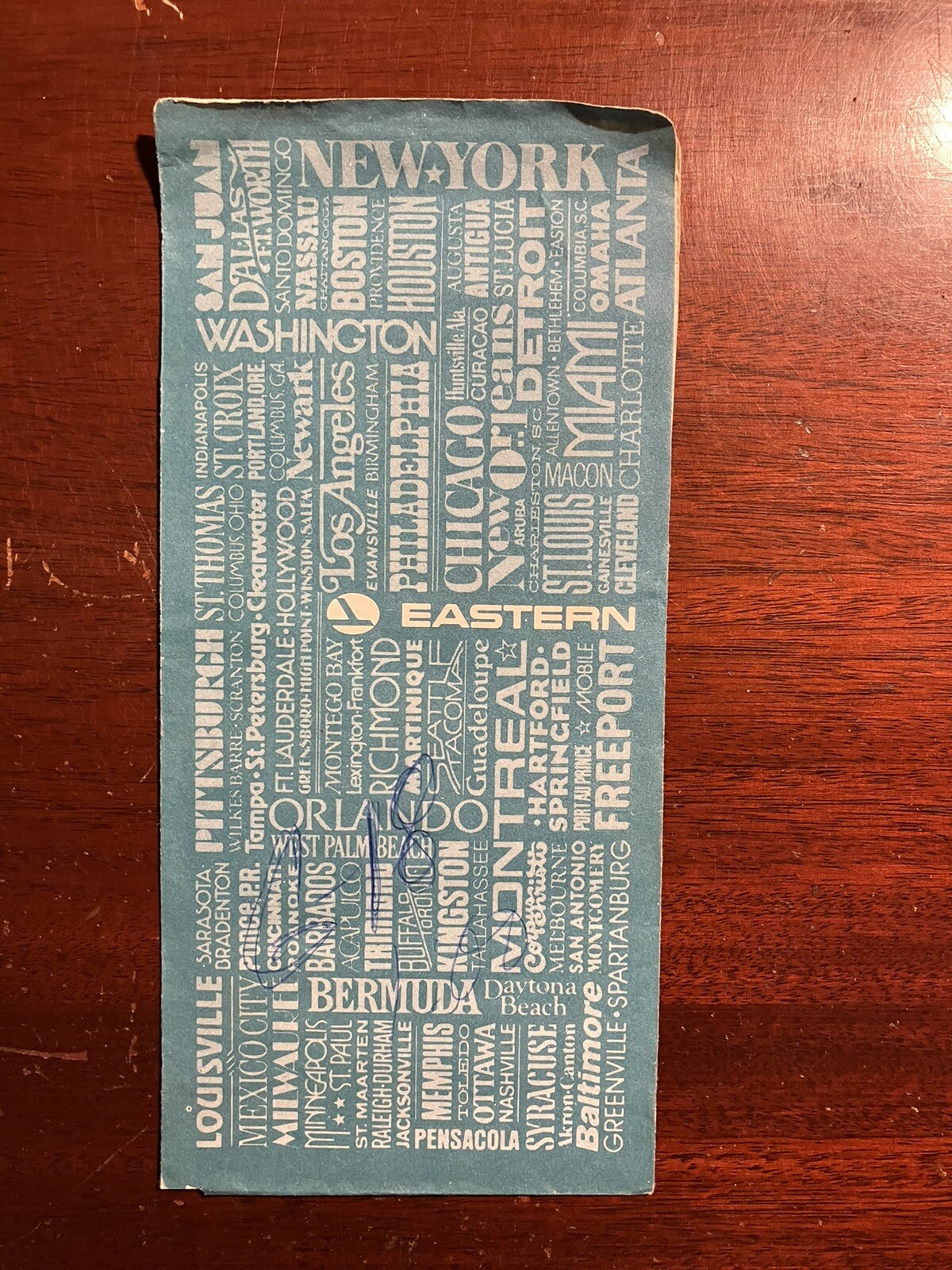 Eastern Airlines Interline Baggage Claim Tag in Envelope Vintage ...
