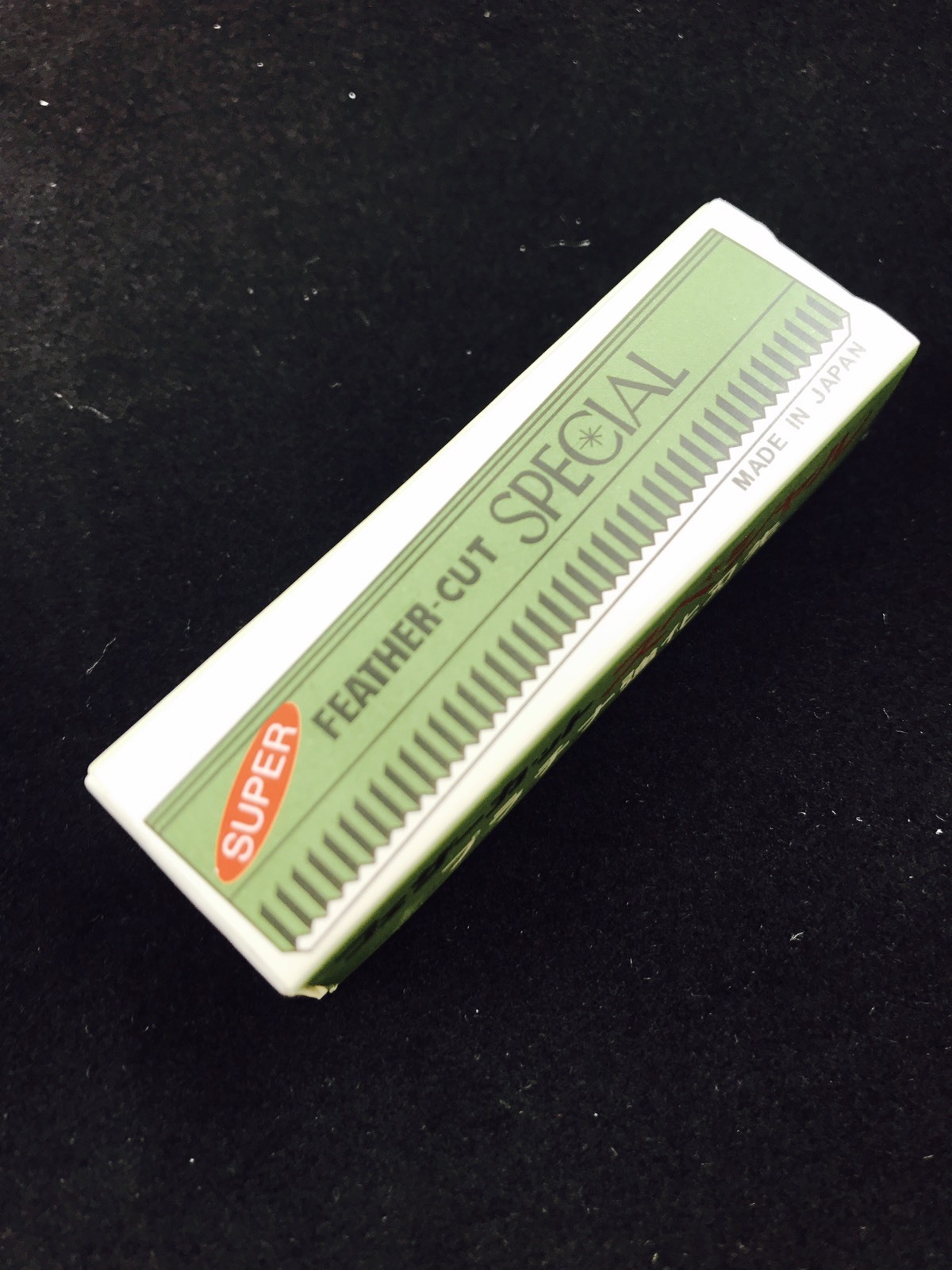 Feather Cut Special Platinum Coated Edge Blade 10 Blades eyebrow ...