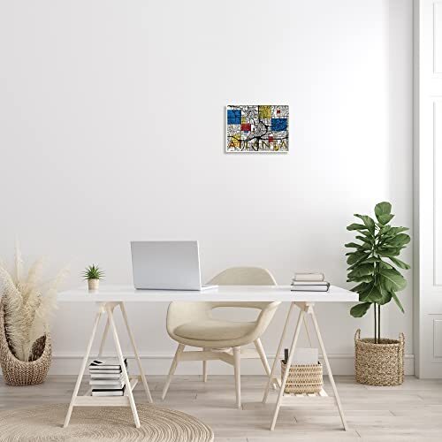 Atlanta Georgia City Street Map Abstract Primary Squares, Designed by ...