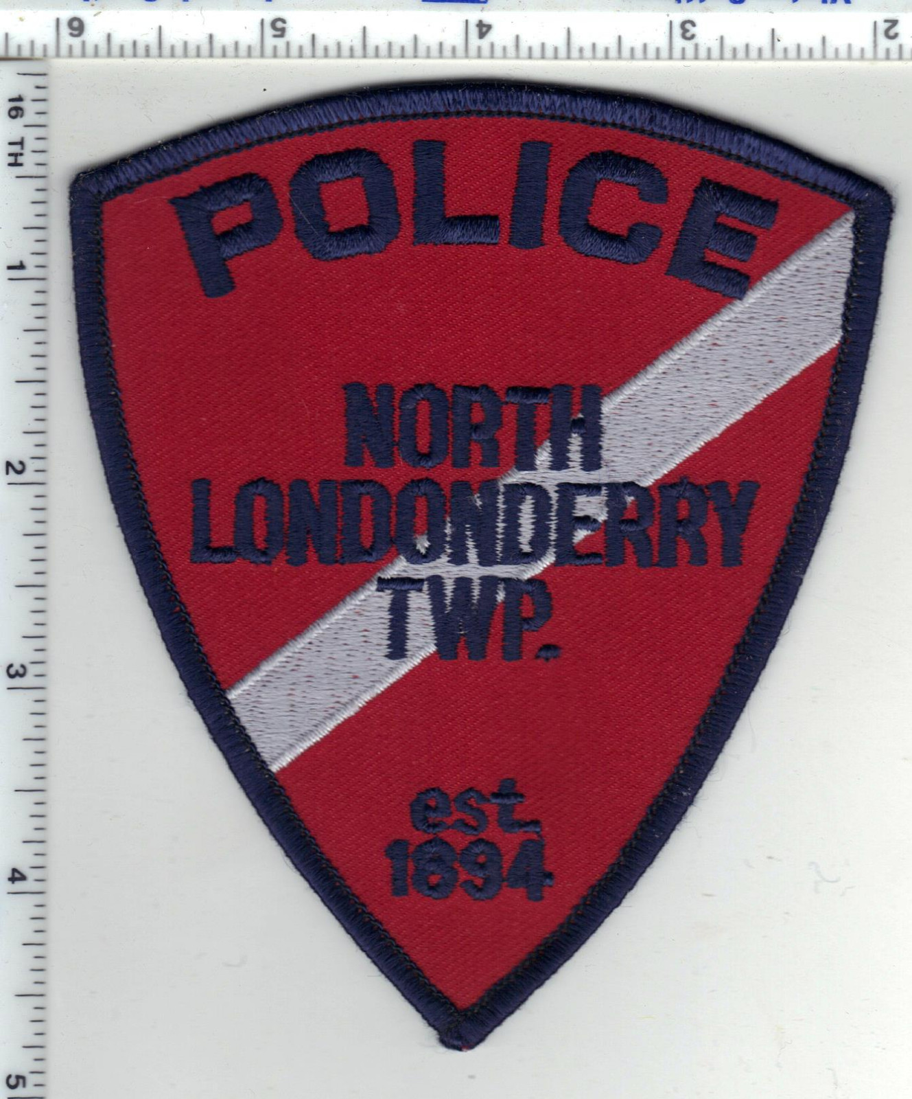 North Londonderry Township Police (Pennsylvania) 2nd Issue Shoulder ...
