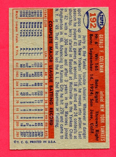 1957 Topps Baseball Cards Complete Your Set 136 - 270 | eBay