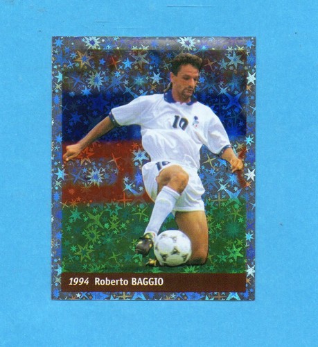 FRANCIA-FRANCE 98-DS-Figurina n.18- 1994 ROBERTO BAGGIO -NEW DA BUSTINA ...