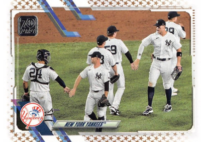 2021 Topps Baseball NEW YORK YANKEES Aaron Judge Gold Star Parallel #39 ...