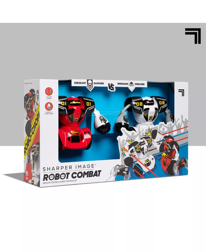 Sharper Image Remote Control Fighting Robot Combat Set Multi RC Red ...