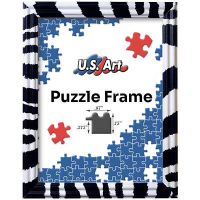 Zebra Puzzle Frame .75" Inch Wide - Handmade Solid Wood Picture Frames ...