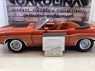 1:18 HIGHWAY 61 CHARGER BACKYARD CONVERSION CONVERTIBLE ORANGE ON ...