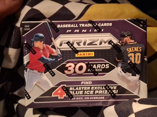 2025 Panini Prizm Baseball Sealed Blaster Box-6 Packs & Blue Ice Prizms ...