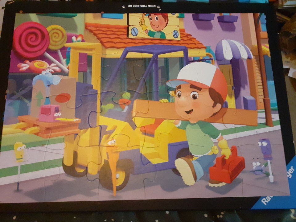 🧩 Disney Handy Manny 24 Piece Ravensburger Jigsaw Puzzle Complete ...