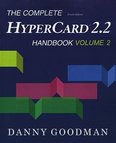 Danny Goodman The Complete HyperCard 2.2 Handbook (Paperback) (US ...