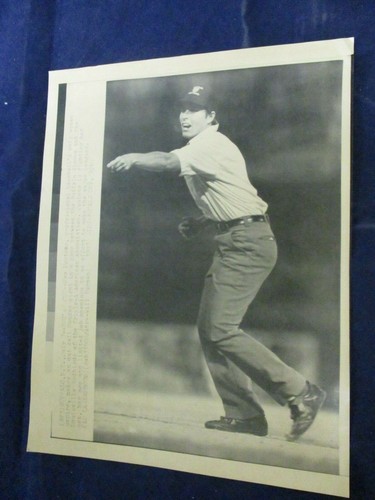 1987 MLB umpire Pam Postema Triple A Buffalo NY Vintage Wire Press ...