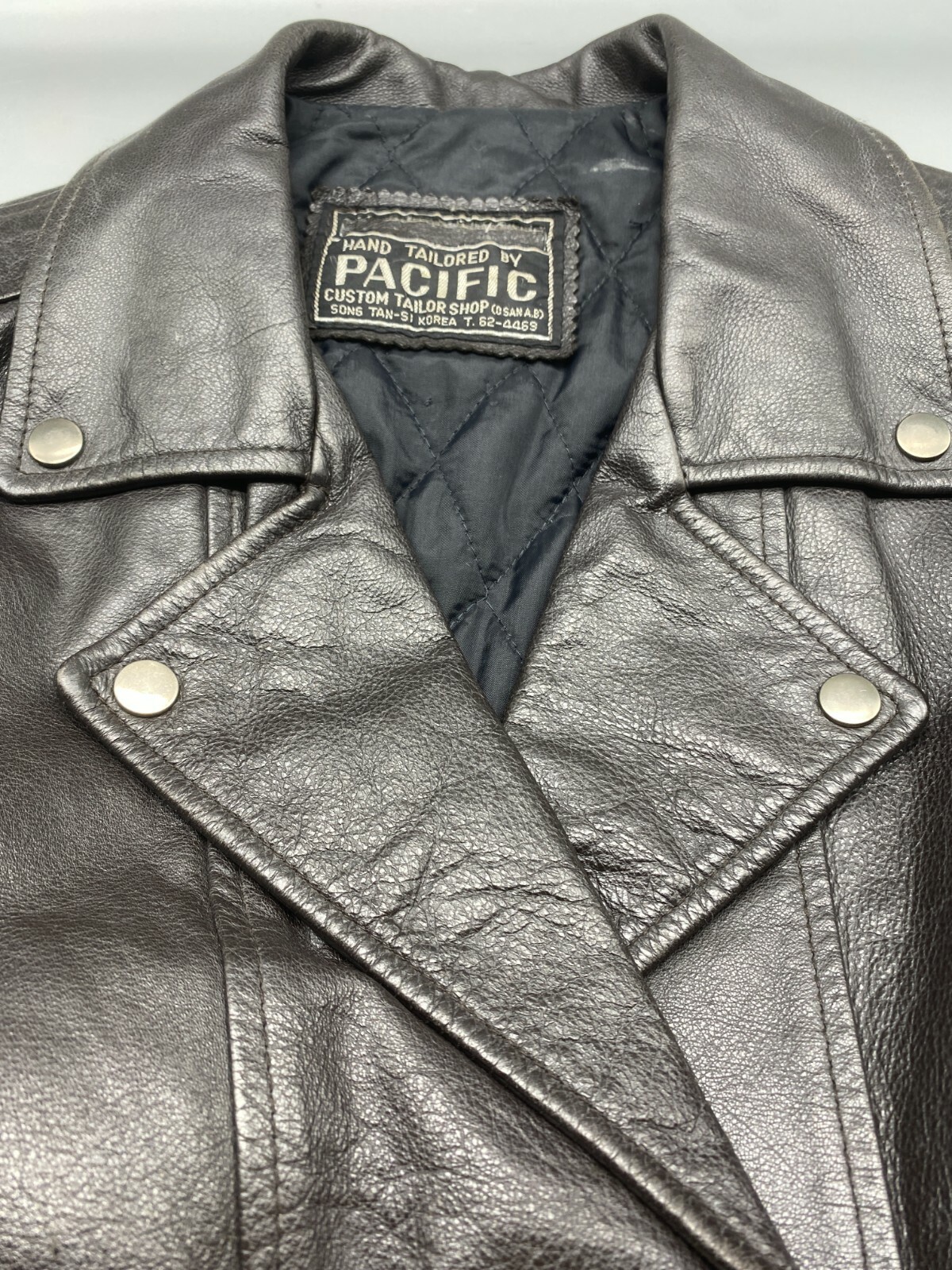 Handmade Tailored Leather Biker Jacket Dark Brown Wom… - Gem