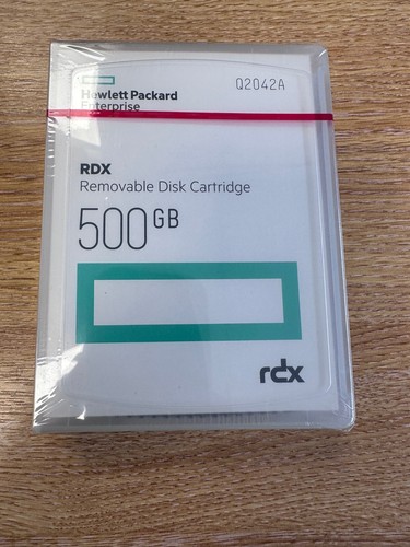 BRAND NEW SEALED HP RDX 500GB Removable Blank Backup Data Cartridge ...