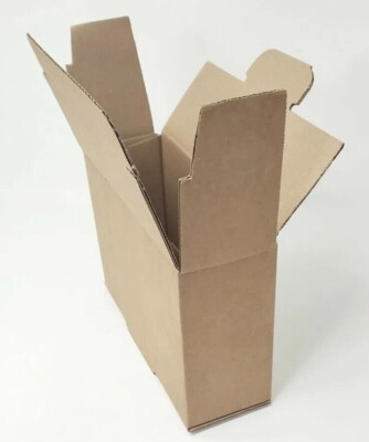 9x6x3 TAPE FREE 50pc Shipping Box S Packaging Boxes Cardboard ...