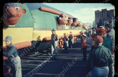 sl87 Original Slide 1950's parade train air float balloon 463a | eBay