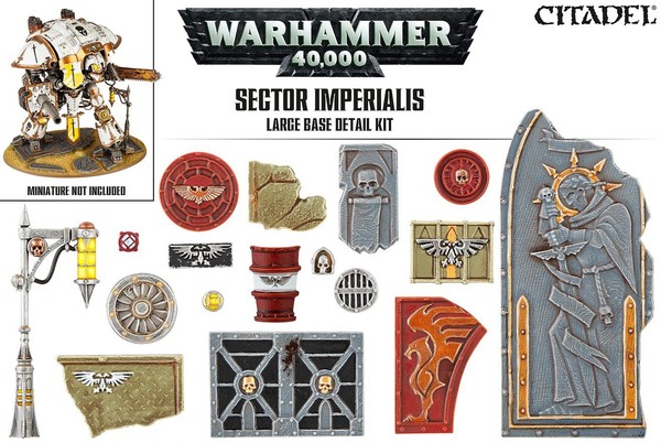 Warhammer 40k Sector Imperialis Large Base Detail Kit for sale online ...