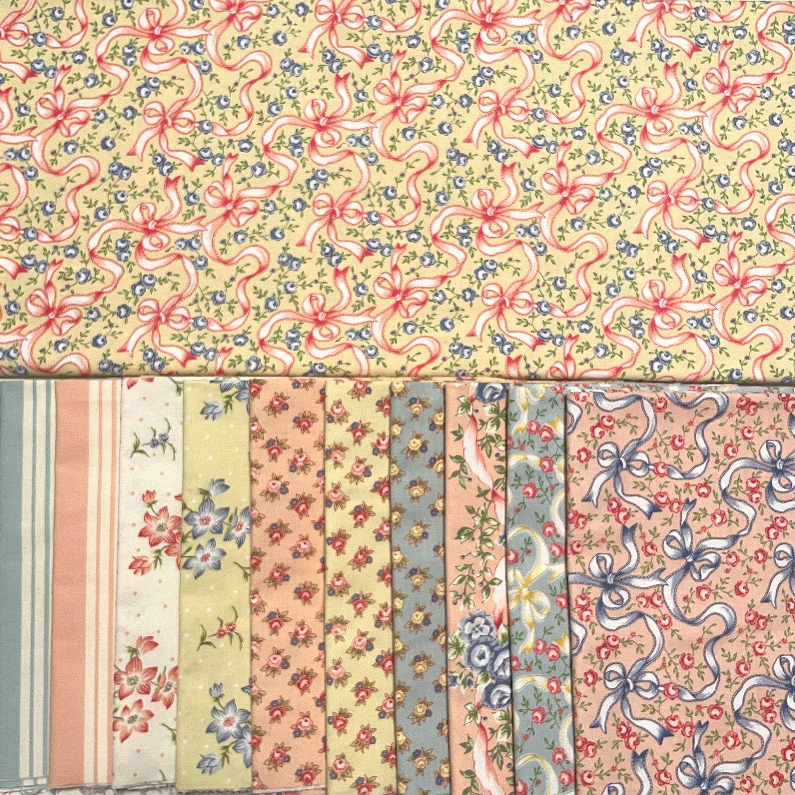 Windham Fabrics SAVANNAH by Michelle Blackhurst Cotton Fabric Bundle 7 ...