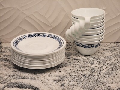 Corelle Replacement Cup or Saucer, Buy Single Pieces, Old Town Blue | eBay