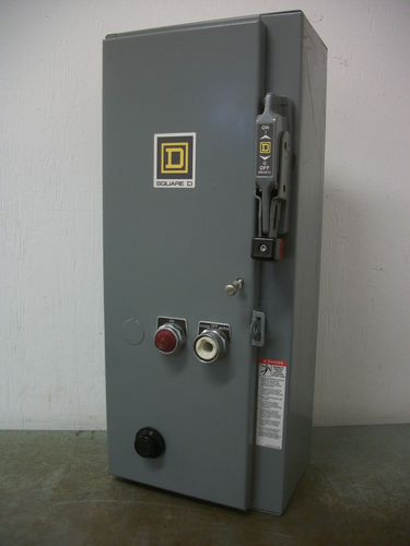 SQUARE D STARTER COMBO SIZE 0 8536SBO2H30S 120VCOIL 30AMP FUSIBLE MOTOR ...
