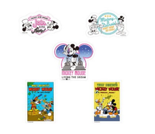 Disney Happy Lottery Wishing Stars Sticker Set Mickey | eBay