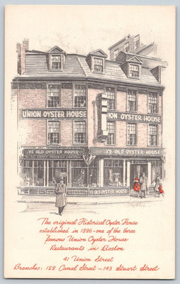 Antique Postcard~ Ye Old Union Oyster House Restaurant~ Boston ...