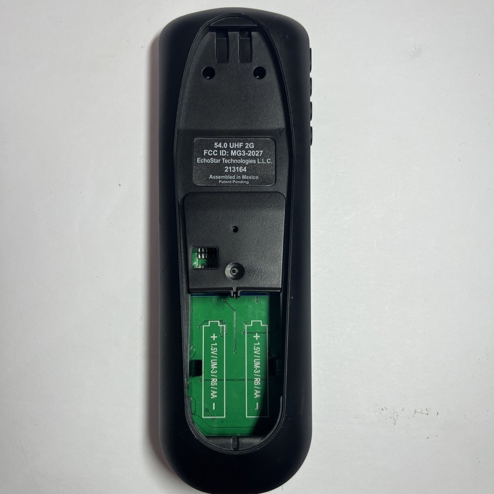 Dish Network Hopper 54.0 UHF 2G Voice Remote Control #213164 MG3-2027 ...