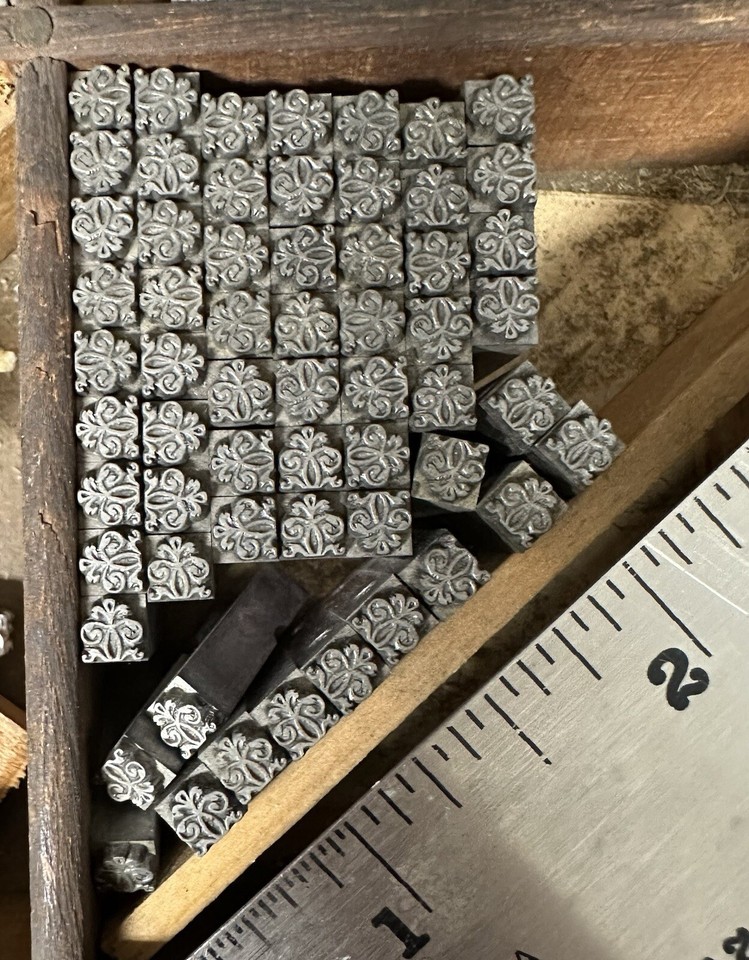 letterpress ornaments - dingbats - printing blocks - metal type | eBay