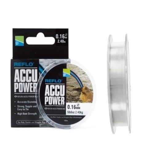 Preston Reflo Accu Power Rig Mono Line 0.16mm 5lb6oz 2.40kg Match ...
