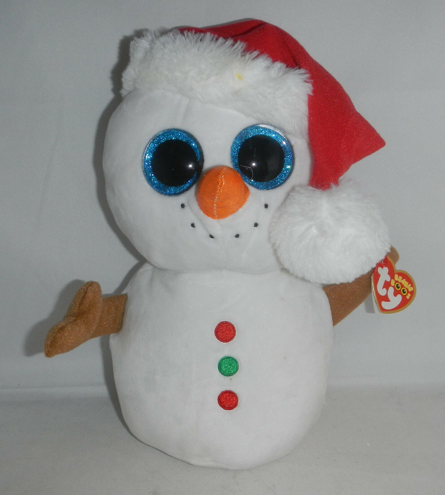 Ty Beanie Baby Boo 10" Scoop The Snowman Plush Christmas | eBay