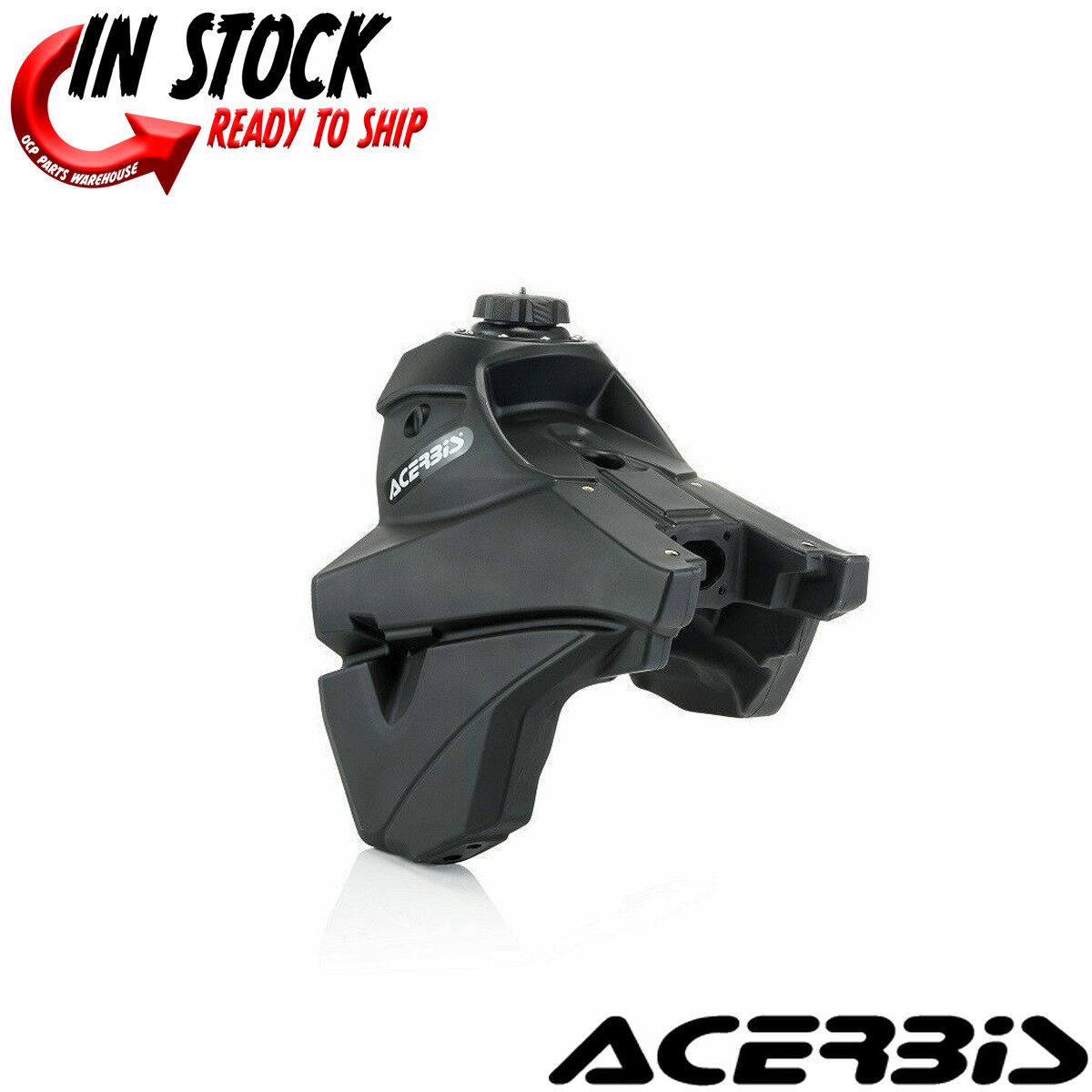 Acerbis Oversized Fuel Tank Black 3.1 Gallon For KTM EXC-F XC-W TPI ...